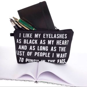 Unbranded | Bags | Dark Humor Novelty Makeup Bag | Poshmark